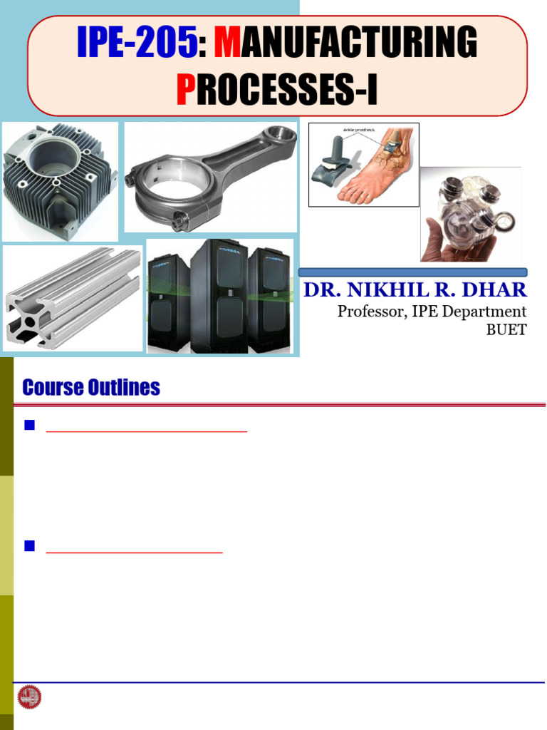 IPE 205 - Metal Joining Processes and Sheet Metal Forming | PDF