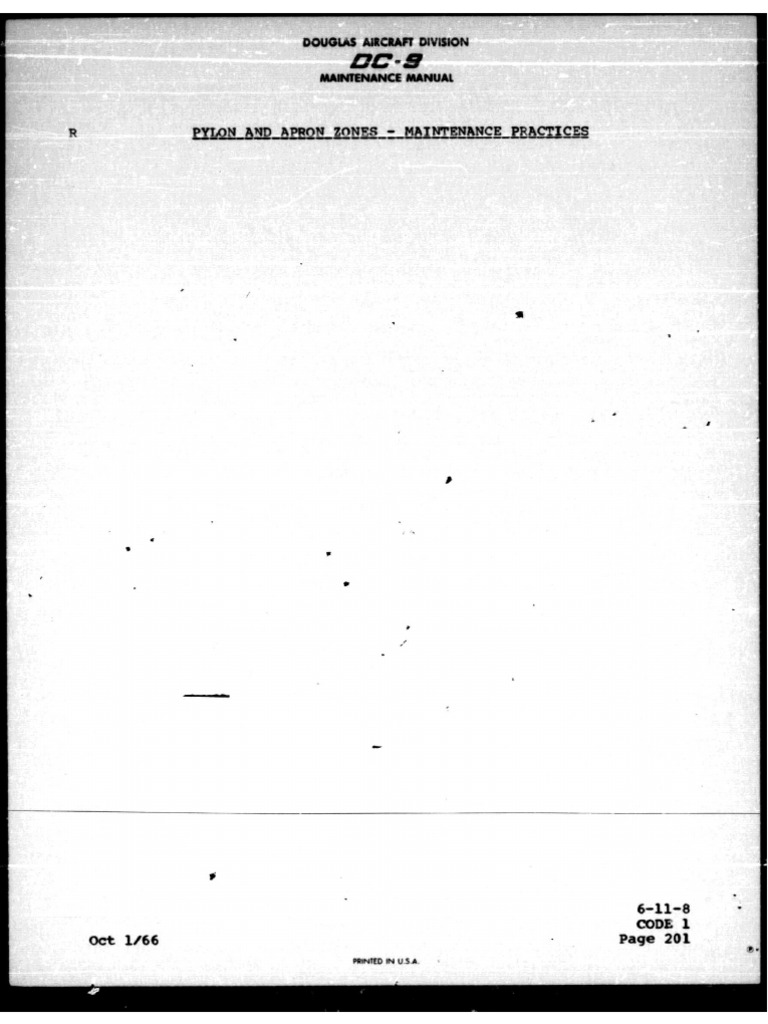 Ata 6-11-8 Pylons and Apron Zones - Maintenance Practices | PDF