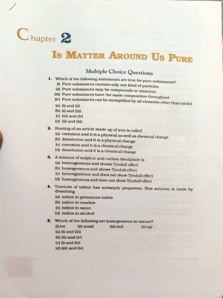 matter around us pure | PDF
