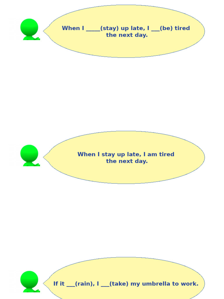 Zero Conditional Grammar Drills Grammar Guides - 128165 1 | PDF