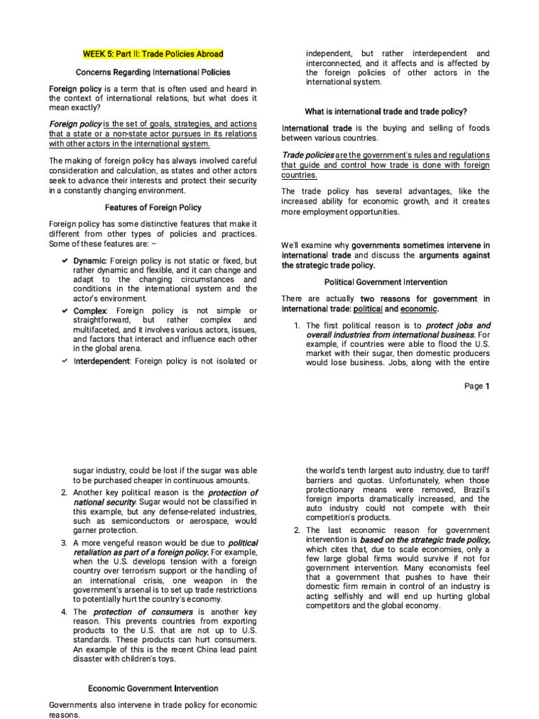 Week 5 Ibt Handouts | PDF