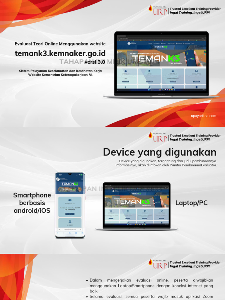 Tahapan Ujian Sertifikasi k3 Kemnaker Ri - Temank3 2024 | PDF