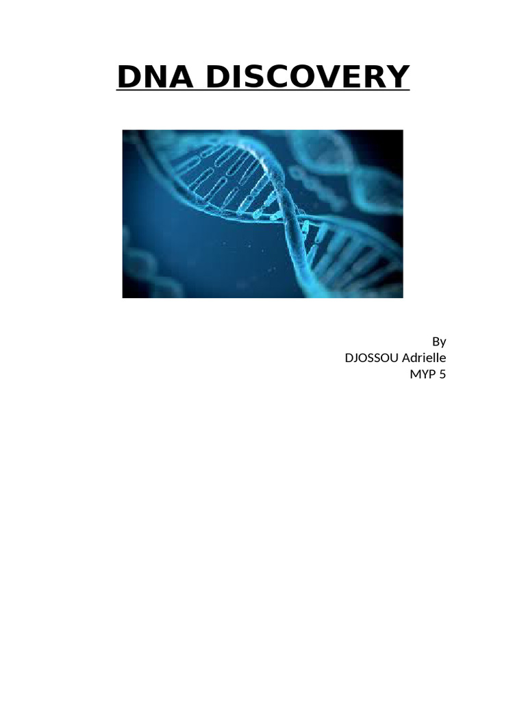 Dna Discovery | PDF