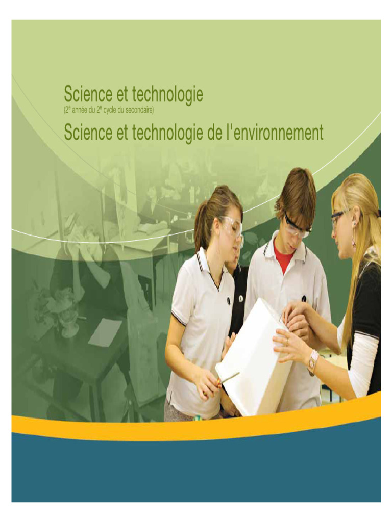 PFEQ Science Technologie Environnement Secondaire | PDF