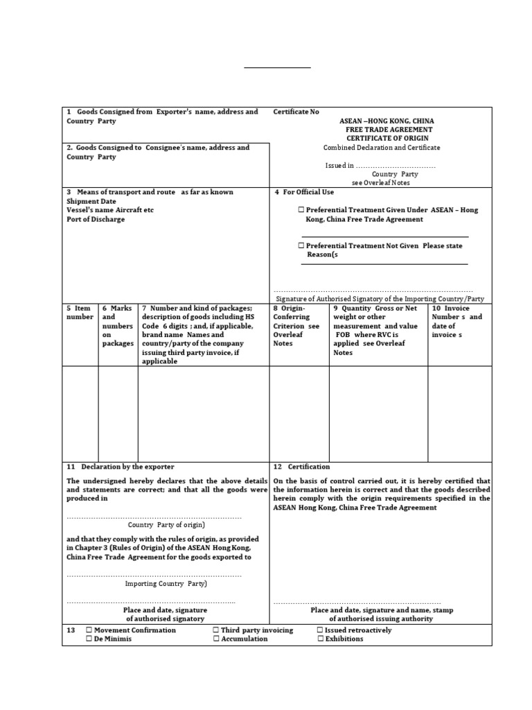 Ahkfta - Co Form | PDF