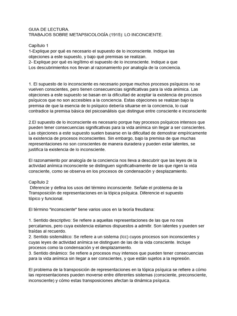 Guia de Lectura | PDF