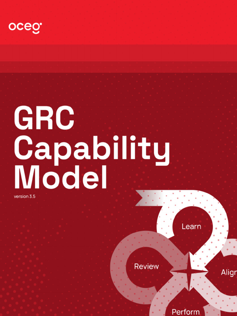 GRC Capability Model Red Book | PDF | System