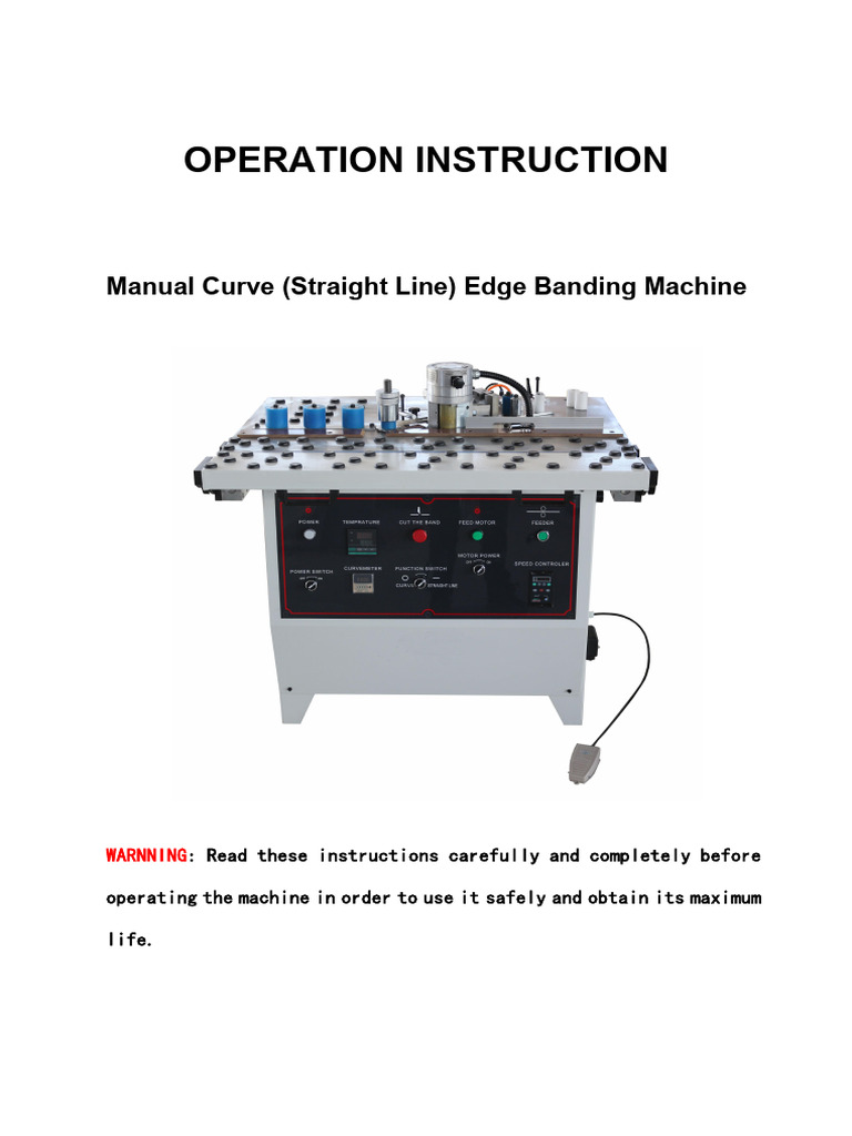 Twm-M45-2-Enchapadora Manual | PDF