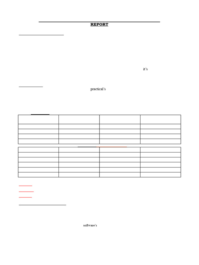 Computer Lab Report | PDF
