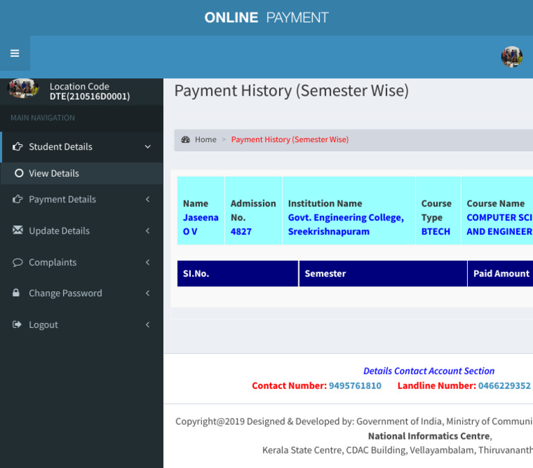 Fees - Online Payment | PDF