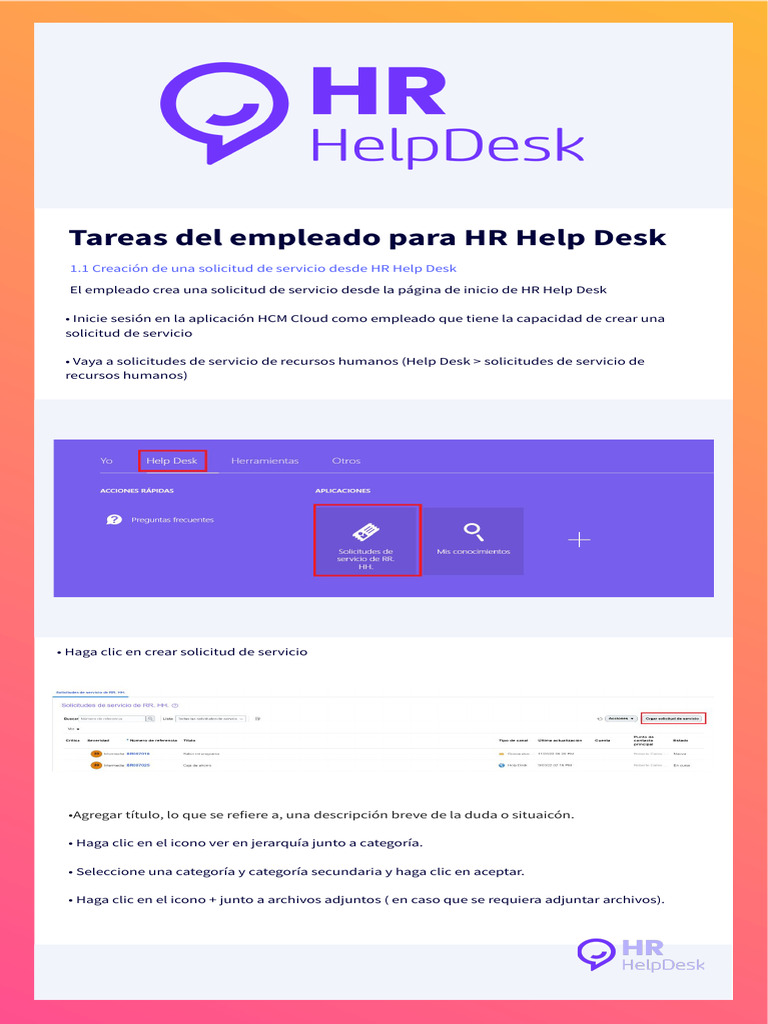 HR Help Desk v2.1 | PDF