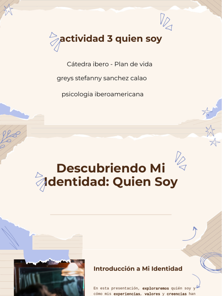 Slidesgo Descubriendo Mi Identidad Quien Soy 20240911170037VDeC | PDF