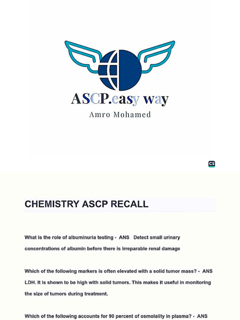 Ascp Chem Recalls 2023 | PDF
