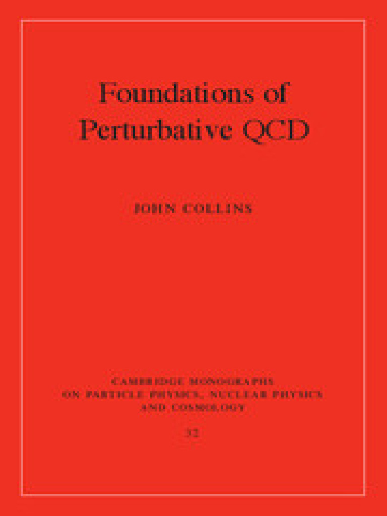 Collins Foundations of PQCD | PDF