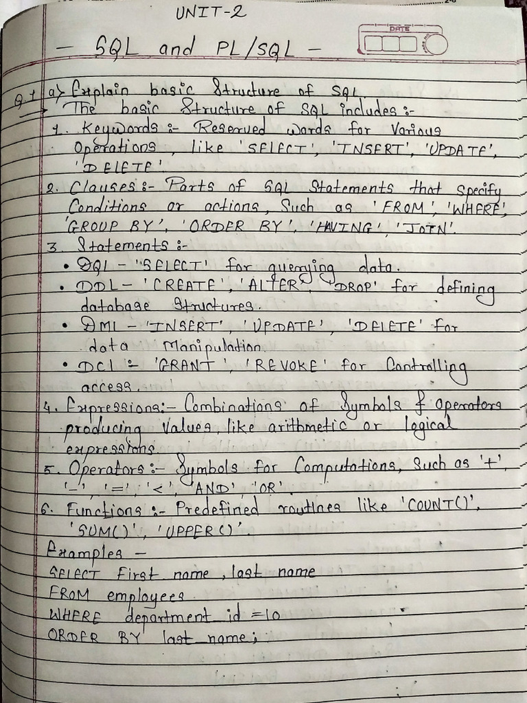 Dbms Unit 2 QB | PDF