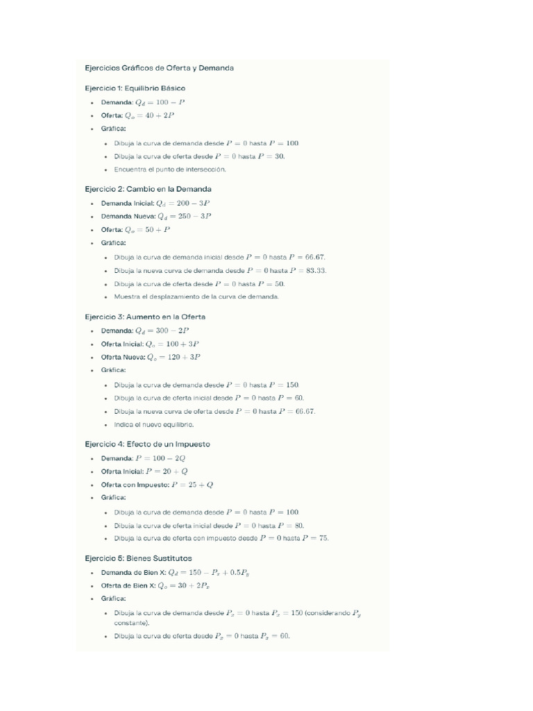 Ejercicios N01 Economía-1-2 | PDF