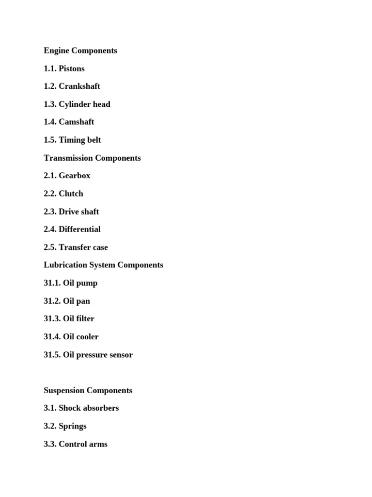 Powertrain Components | PDF
