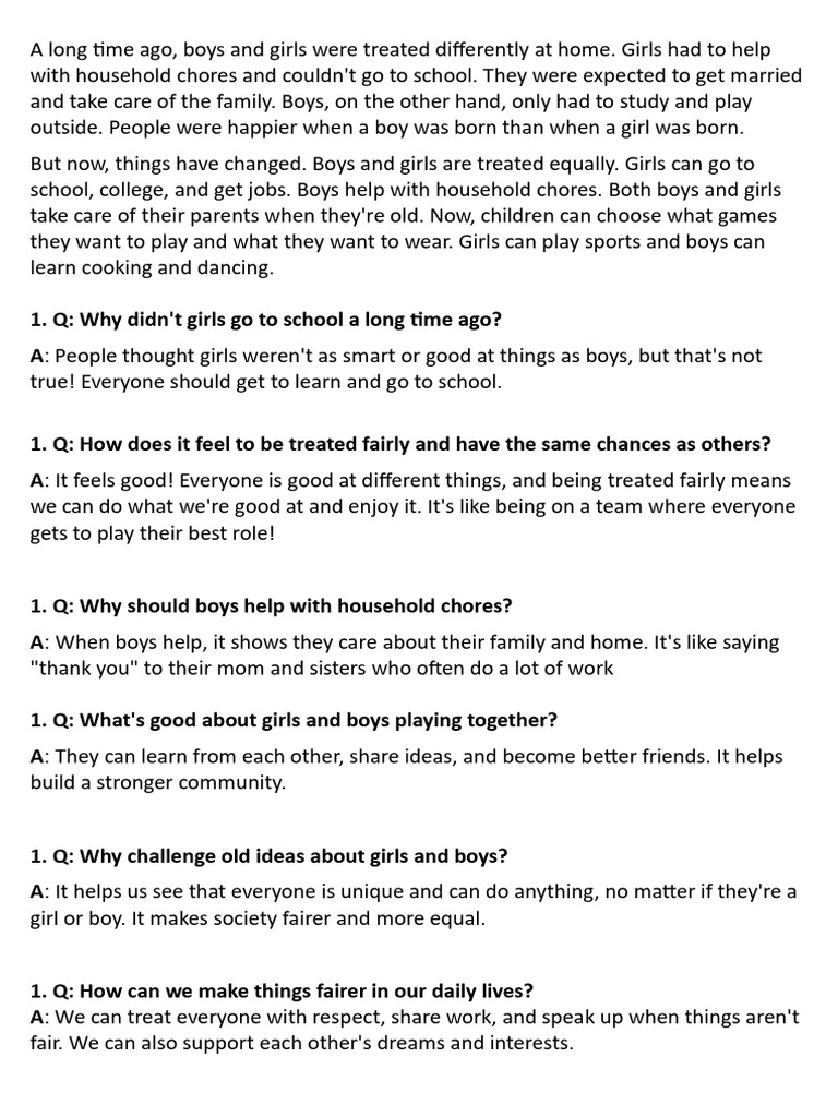CH Girls and Boys | PDF