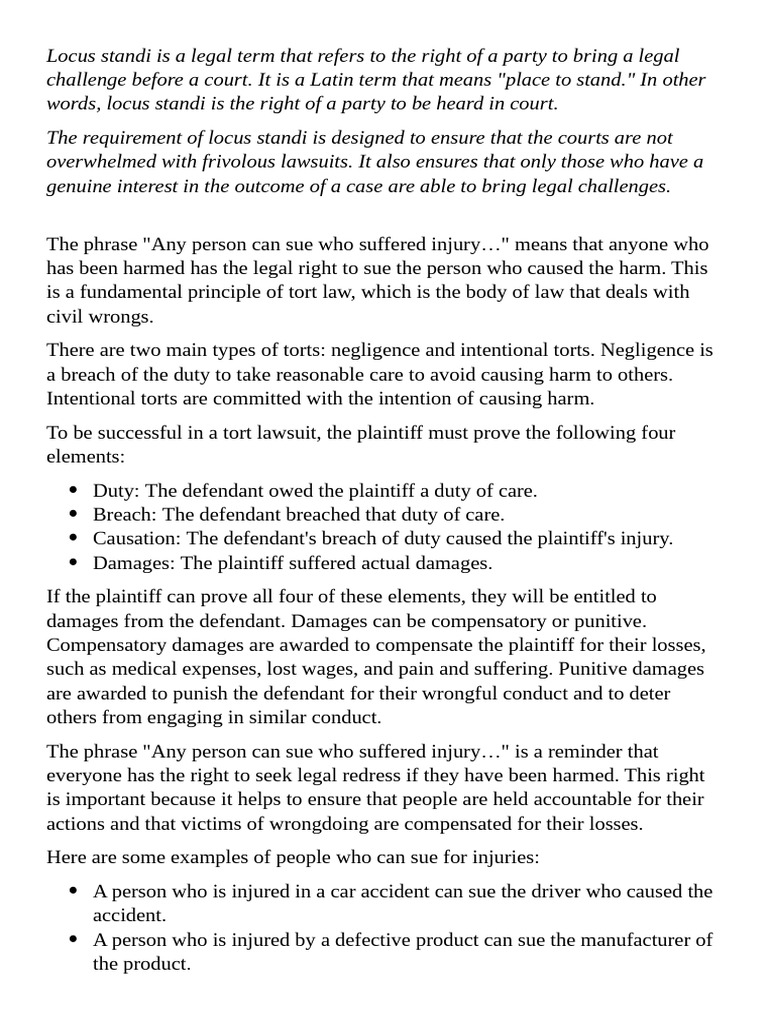 4.locus Standi | PDF