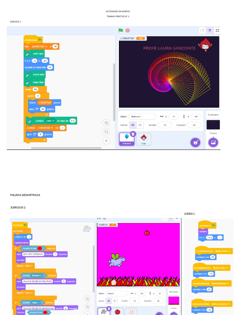 Actividades en Scratch | PDF