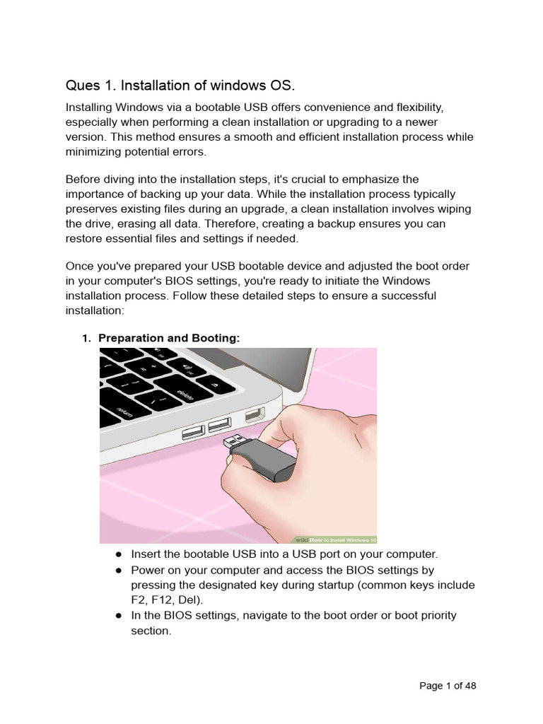 OS Practical File Final | PDF | Installation (Computer Programs) | Booting
