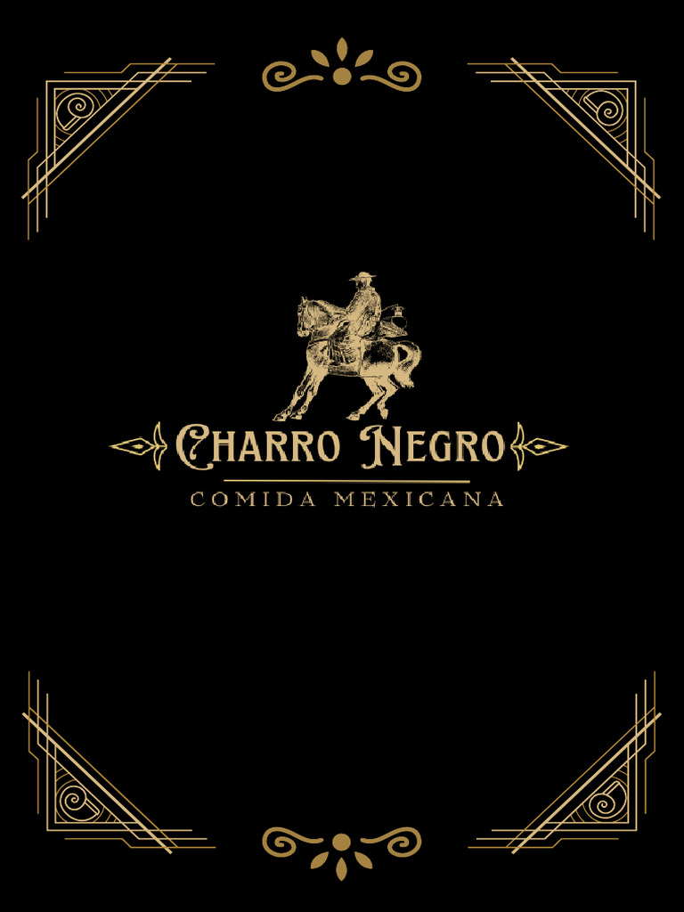 Menú Charro Negro | PDF | Taco | Cocina norteamericana