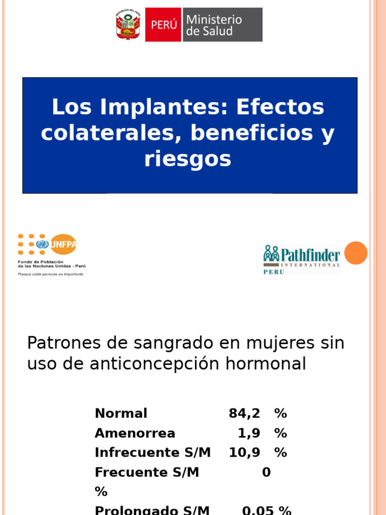 Presentacion 7 Los Implantes Efectos Colaterales Beneficios y Reiesgos ...