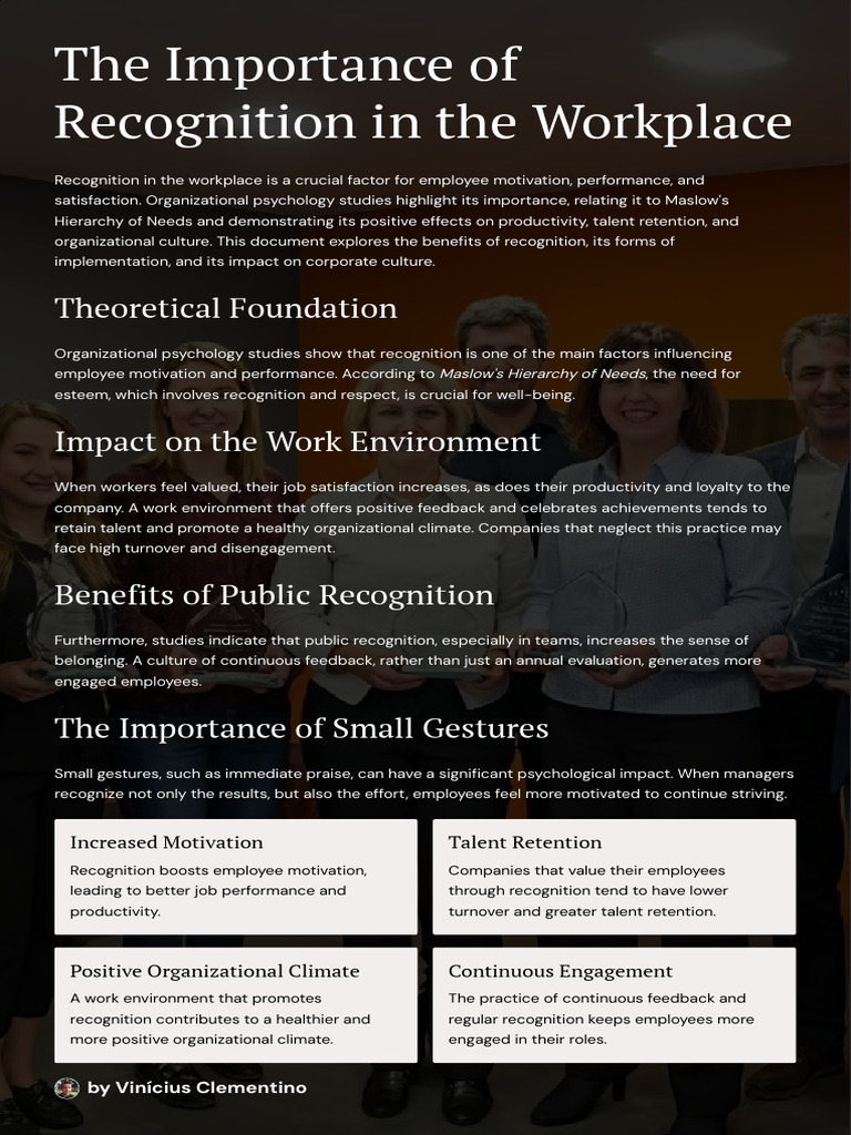 The-Importance-of-Recognition-in-the-Workplace | PDF