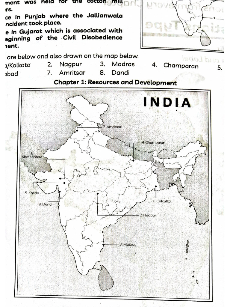 Maps ALL Of class 10th | PDF