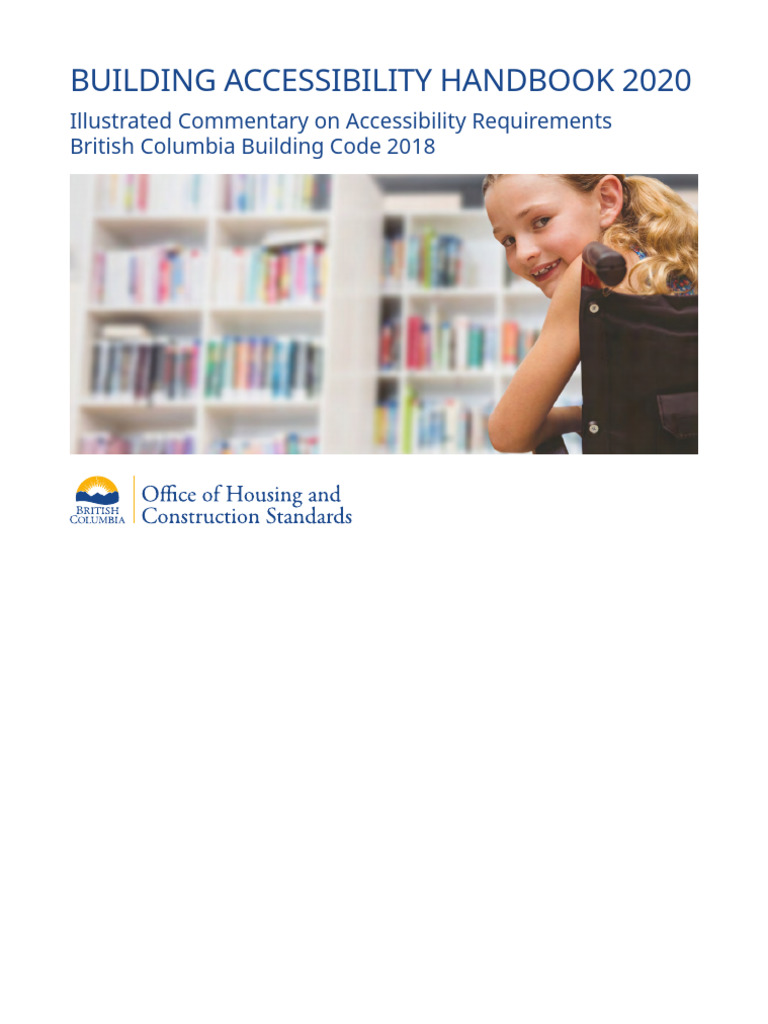 Building Accessibility Handbook Updatedjune2021 | PDF