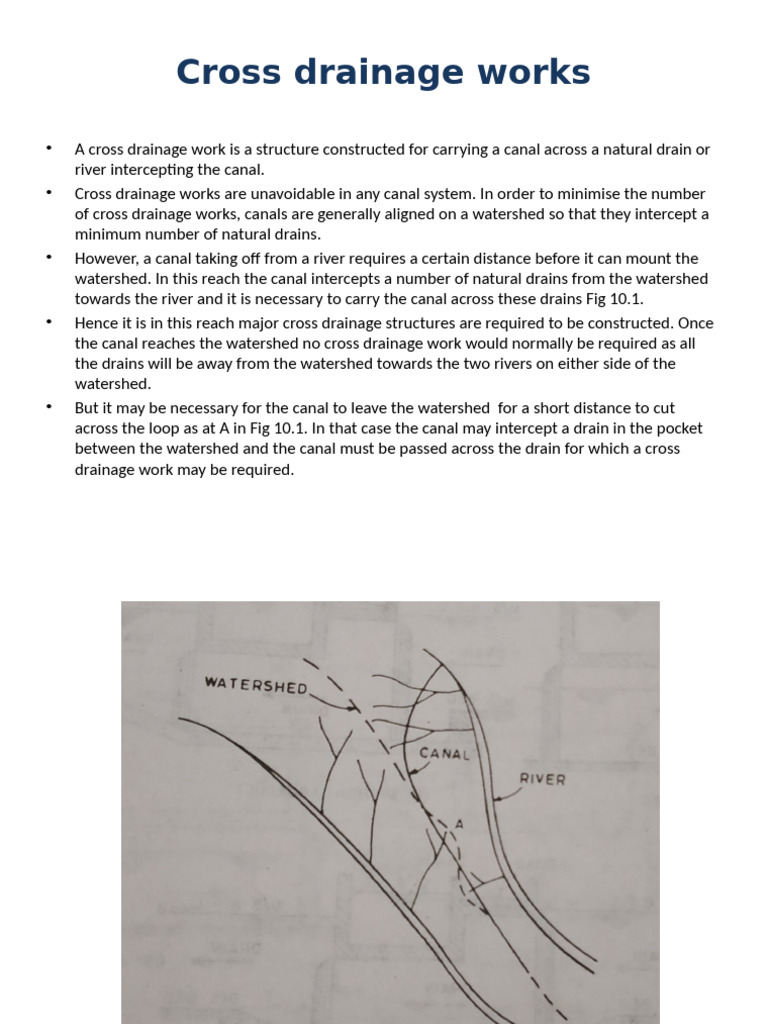 Cross Drainage Works | PDF