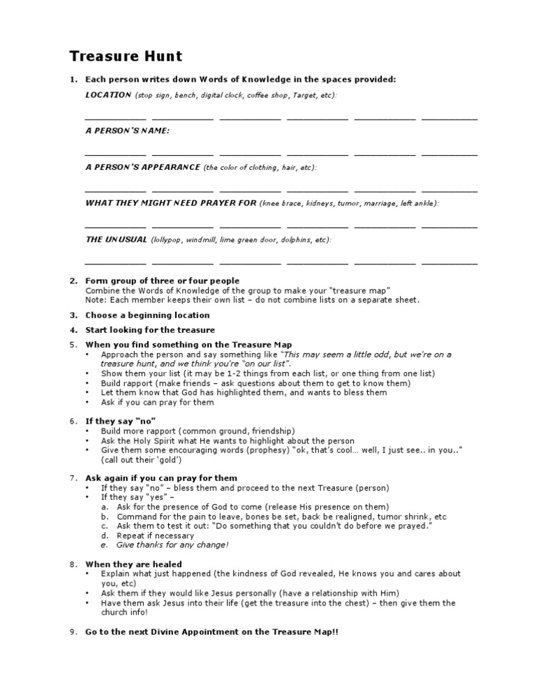 Treasure Hunt | PDF