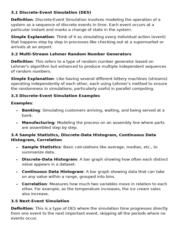 Modelling and Simulation | PDF