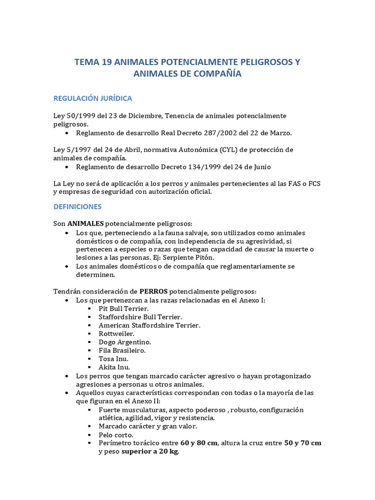 Tema 19 PPP | PDF | Dog Types | Animal Breeding