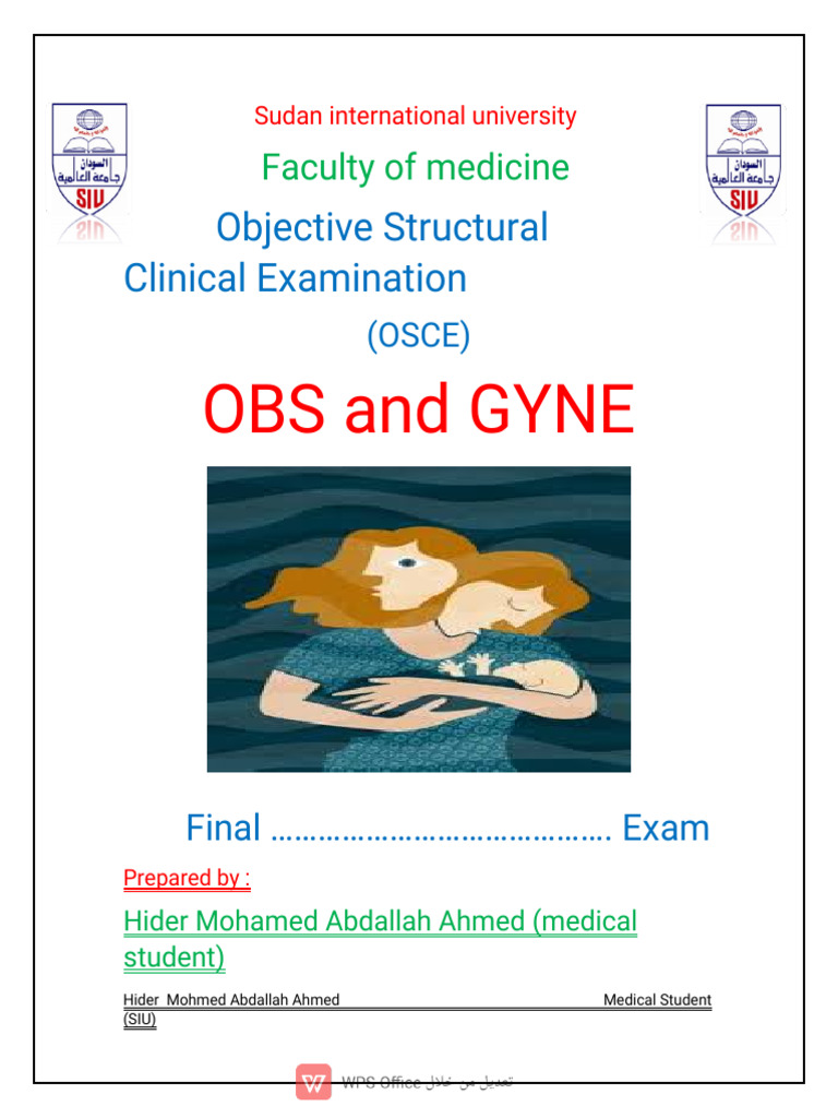 Osce Obs جامعة السودان العالمية | PDF