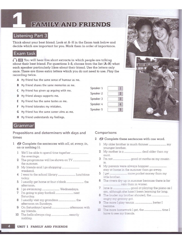 family and friends | PDF