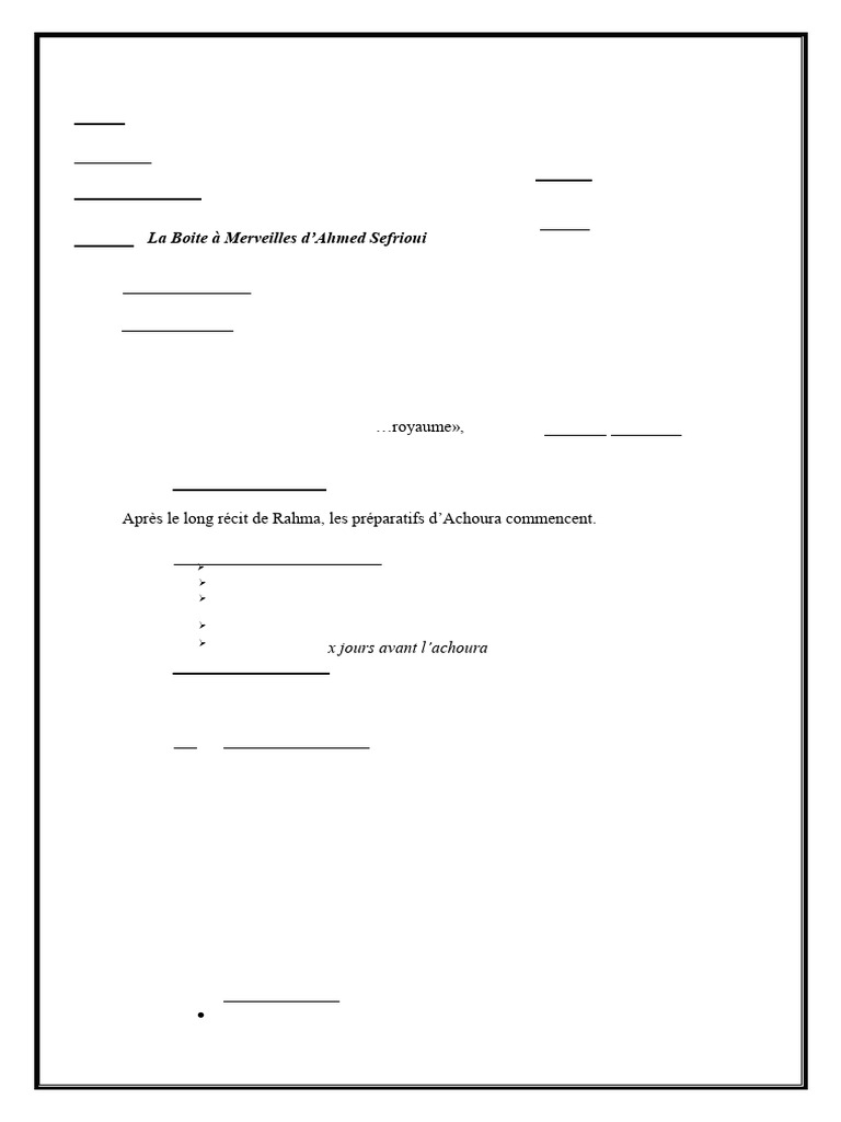 Activité de Lecture - Chapitre 7 | PDF