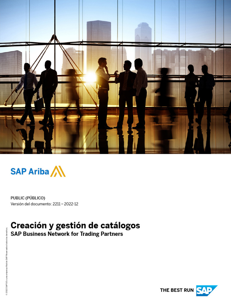 Tutorial SAP Ariba - Catálogos para Proveedores | PDF