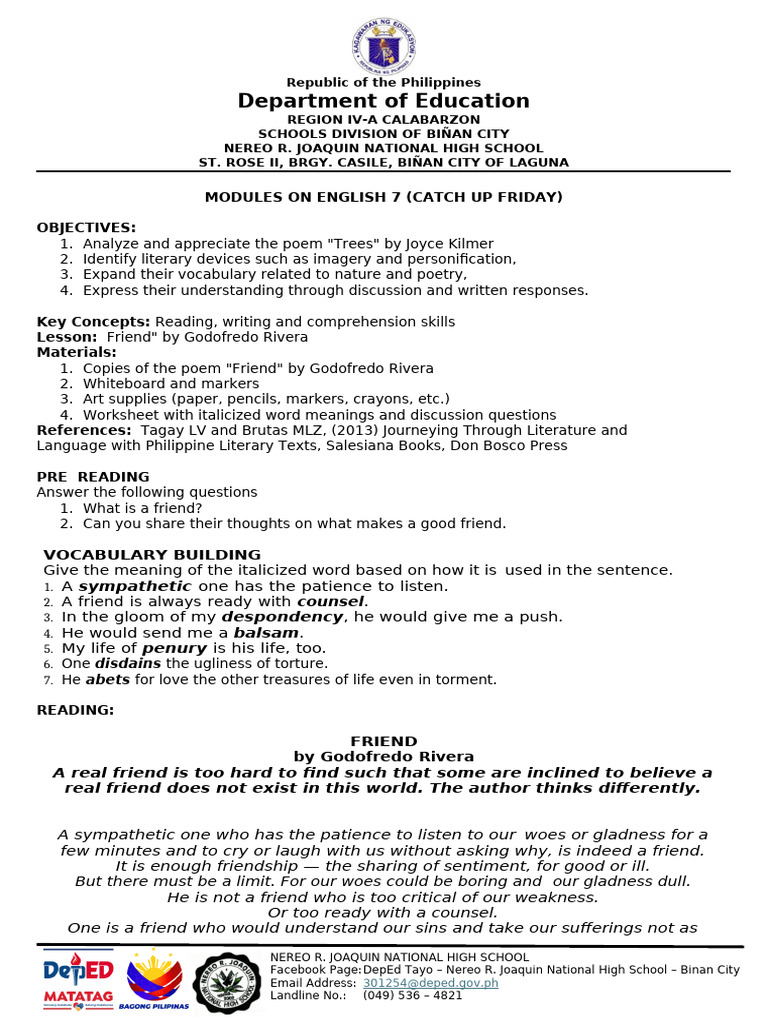 Activity Sheets - Catch Up Friday - May3 | PDF