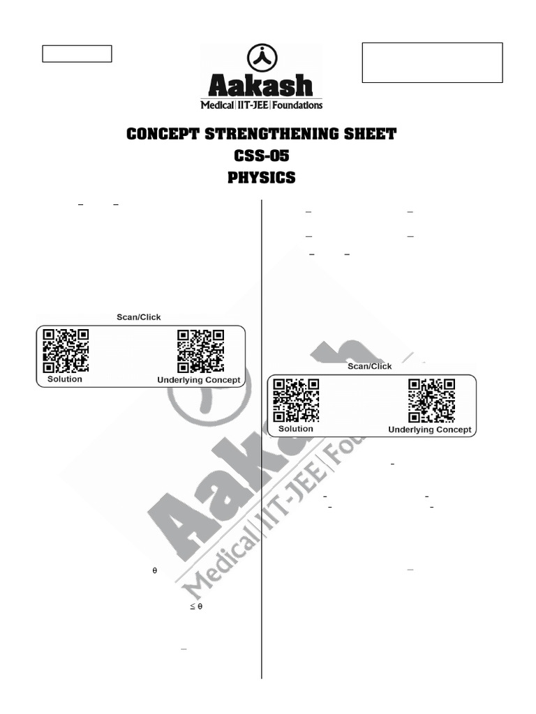 Concept+Strengthening+Sheet+ (CSS 05) +Based+on+AIATS 05+TYM+PCBZ | PDF