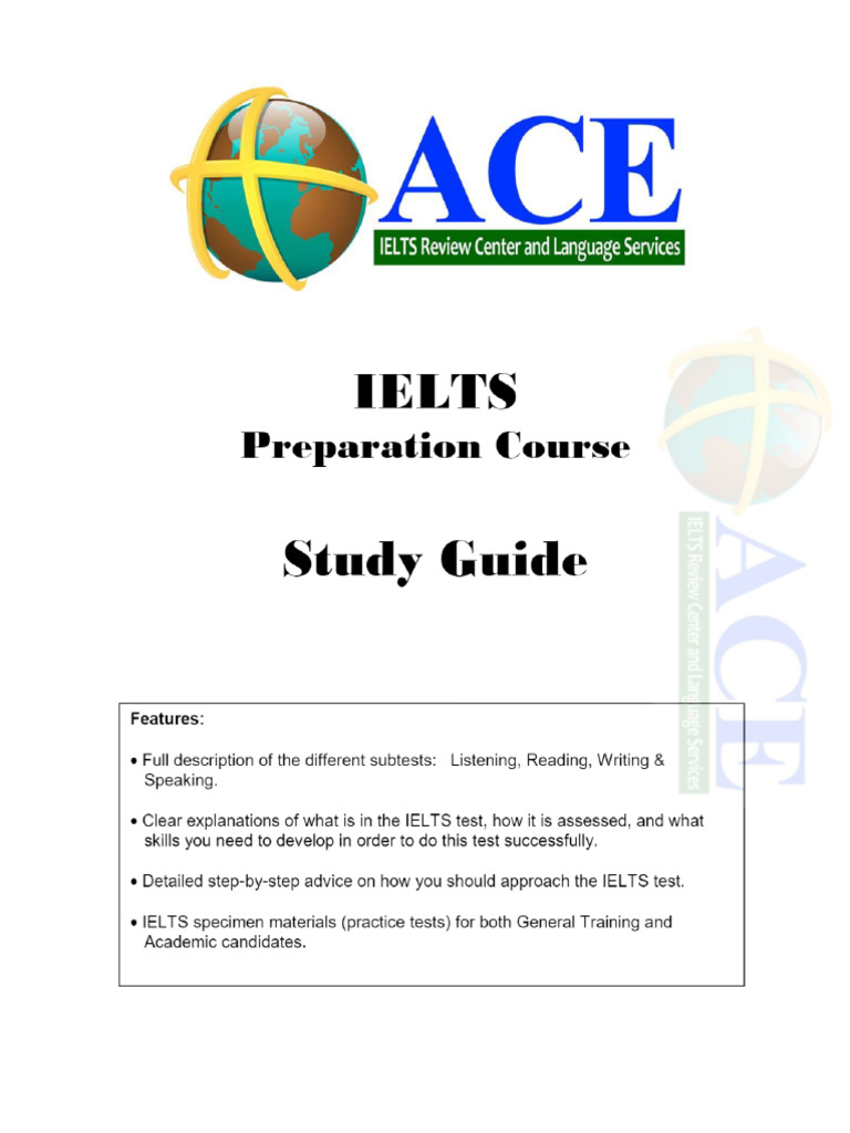 Ace Ielts Study Guide - PDF - Toaz - Info | PDF