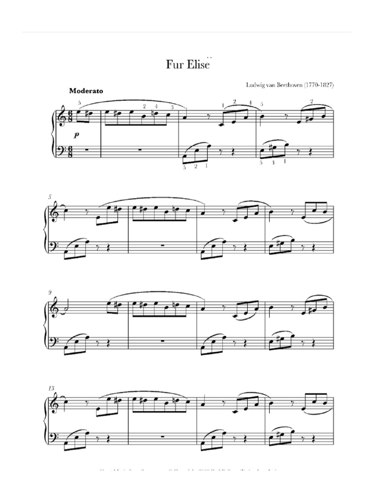 Za Elizo 2 Razred | PDF