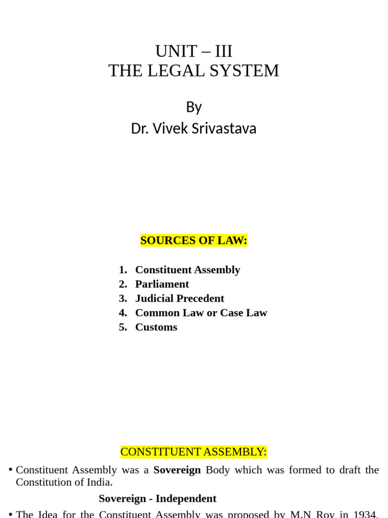 COI Unit III PPT-1 | PDF