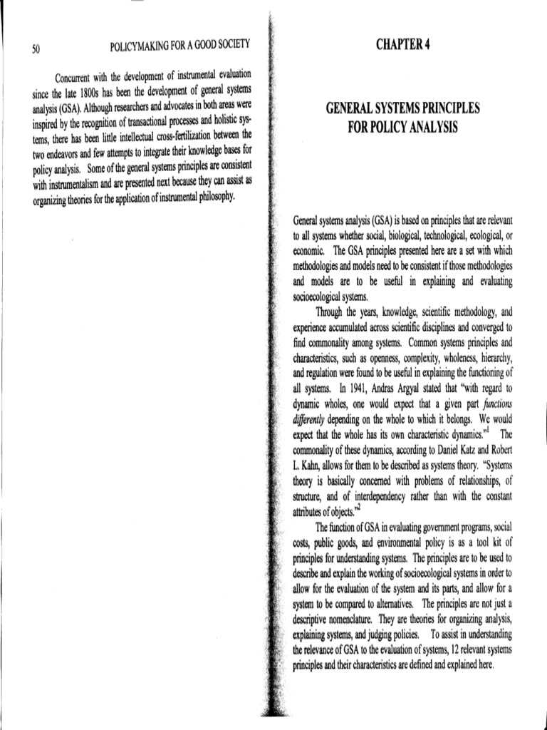 General Systems Principles 4 F Gregory Hayden Springer | PDF