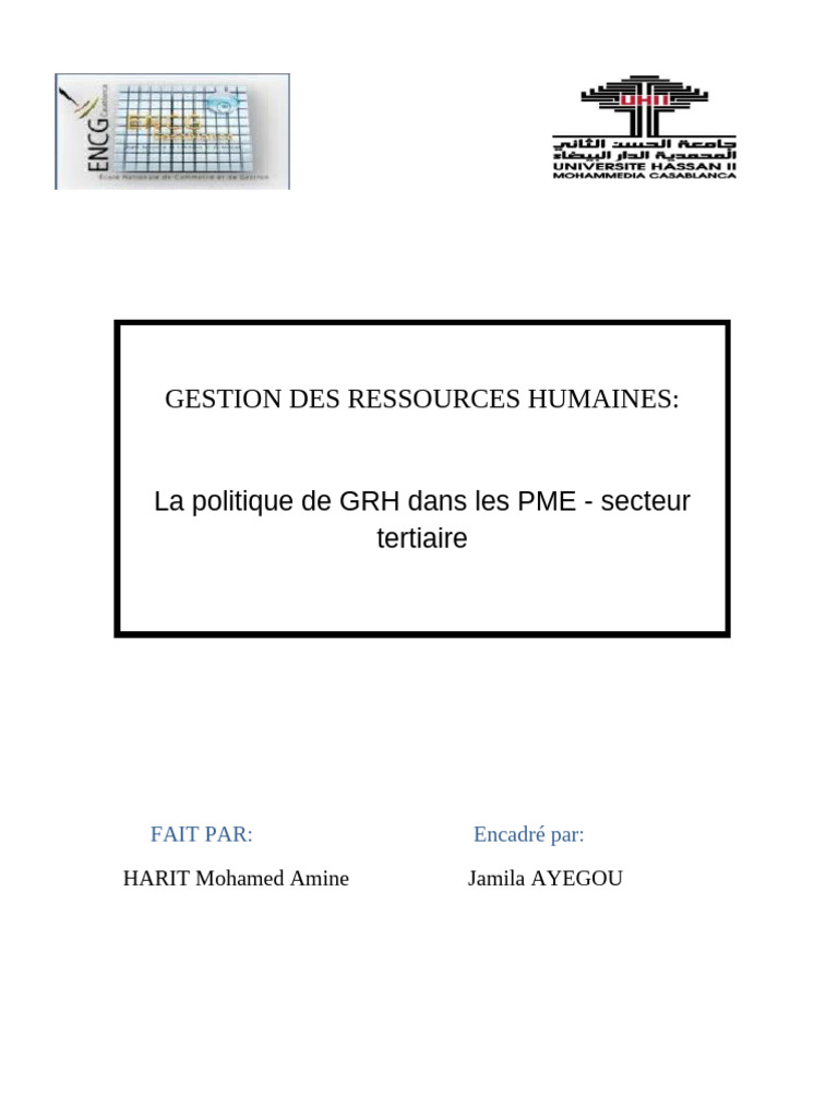 Mohamed amine-GRH | PDF