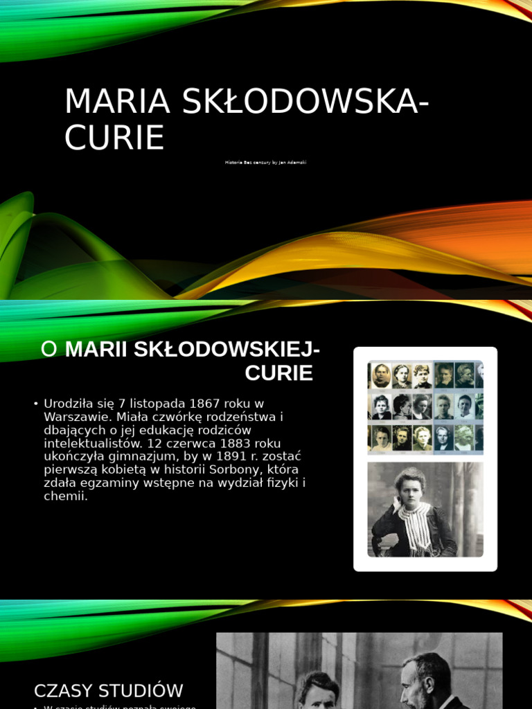 Maria Skłodowska-Curie | PDF