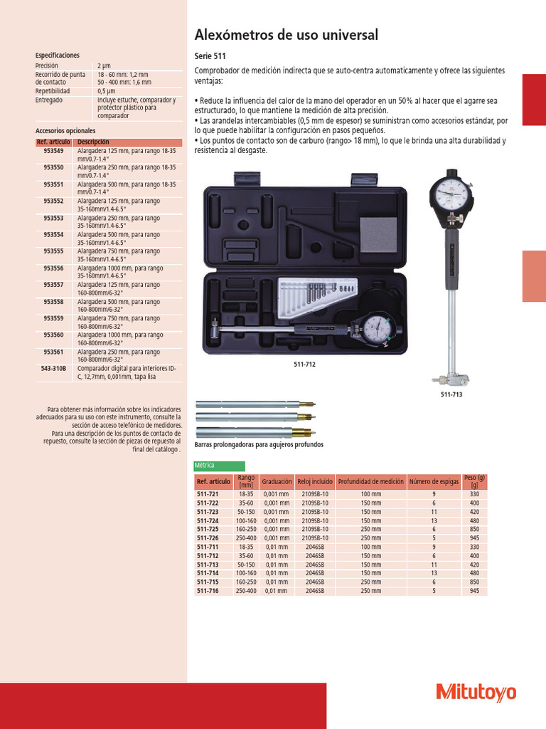 Alexometro - Mitutoyo | PDF