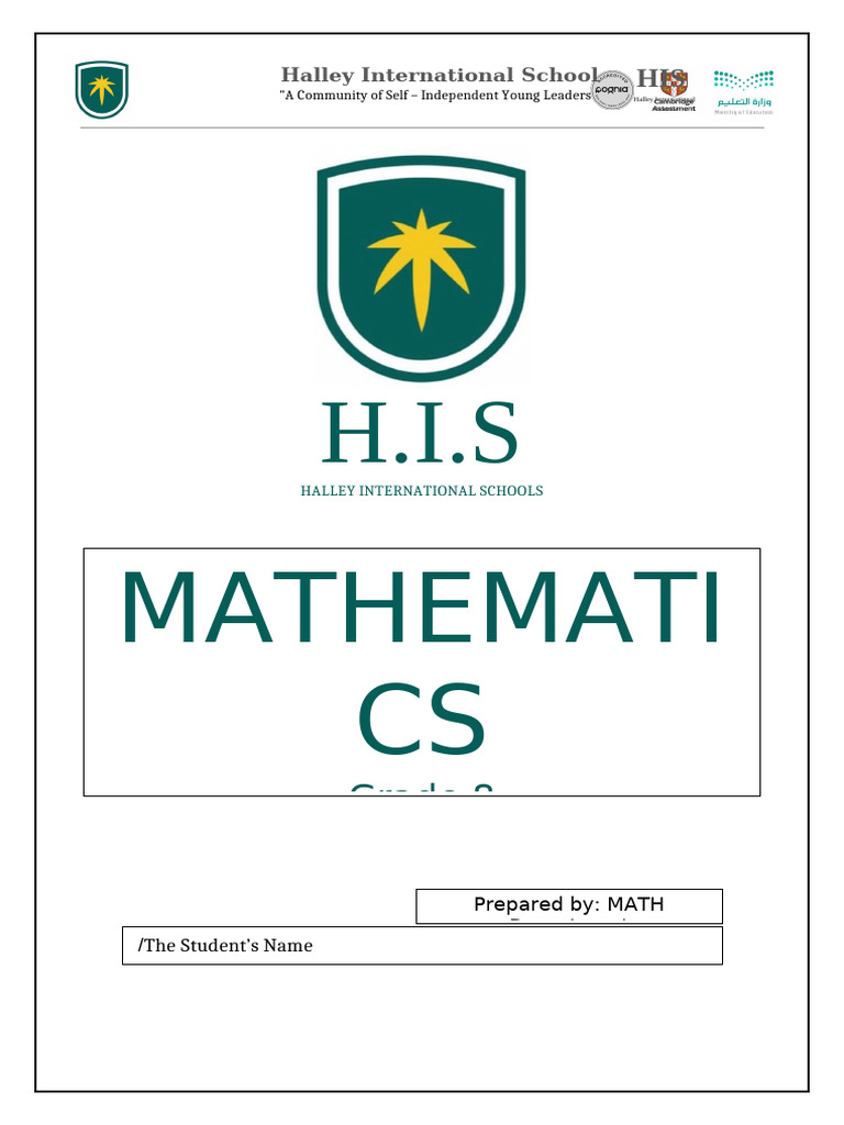 Mathemati CS: Grade 8 | PDF