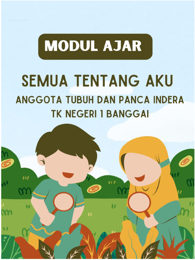 MODUL AJAR Sub Topik Anggota Tubuhku B | PDF