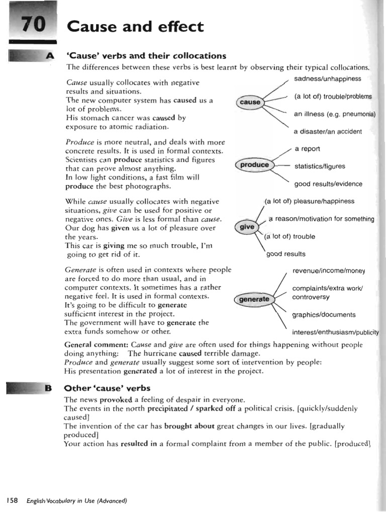 Cause and Effect Advanced | PDF
